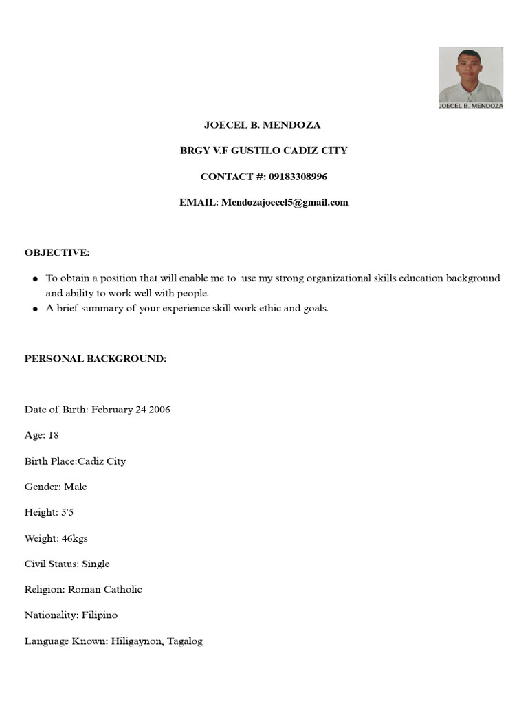 Resume-Ni-Joecel - Docx 20240215 124917 0000 | PDF