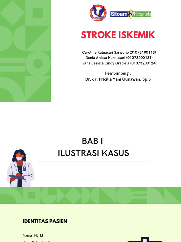 Presentasi Kasus Stroke Iskemik (Kelompok A) | PDF