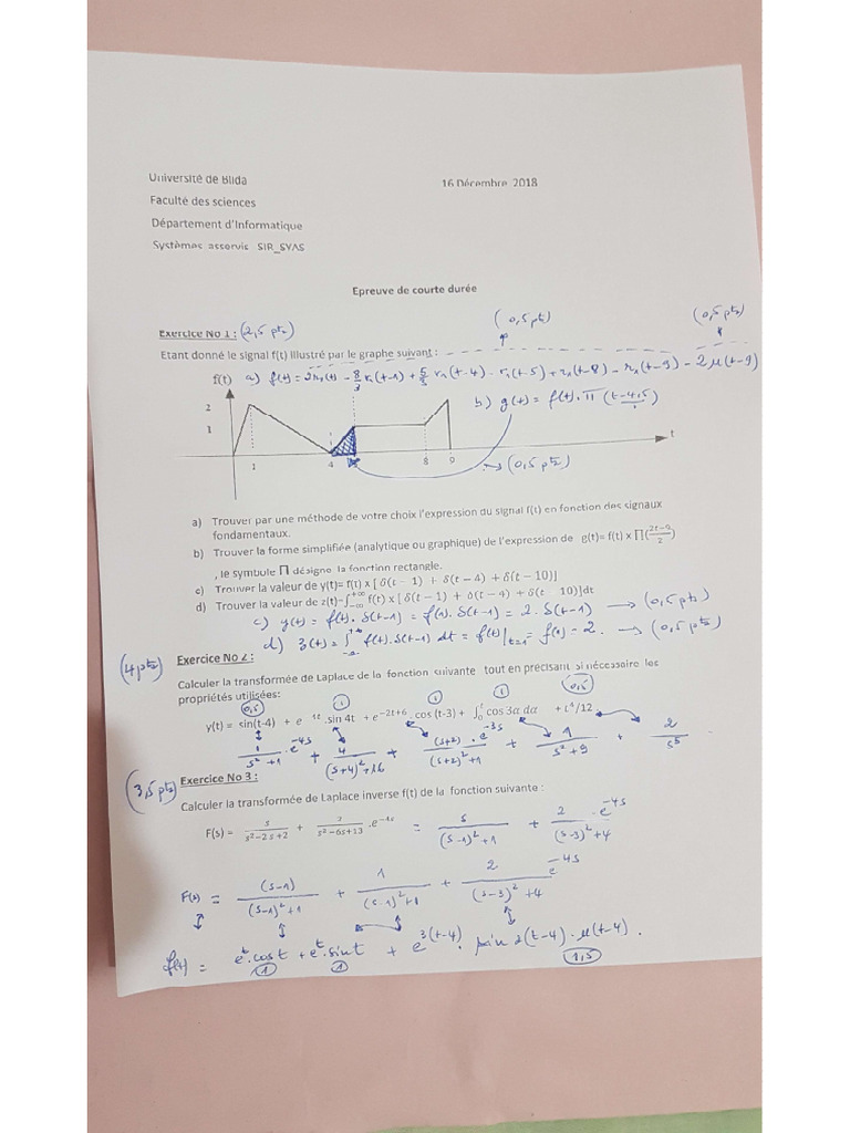 Interrogation Sujet B 2018 - 2019 | PDF