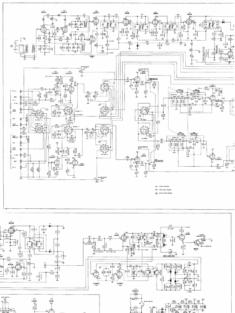 McIntosh MX110 Z Series Schematic 1 | PDF