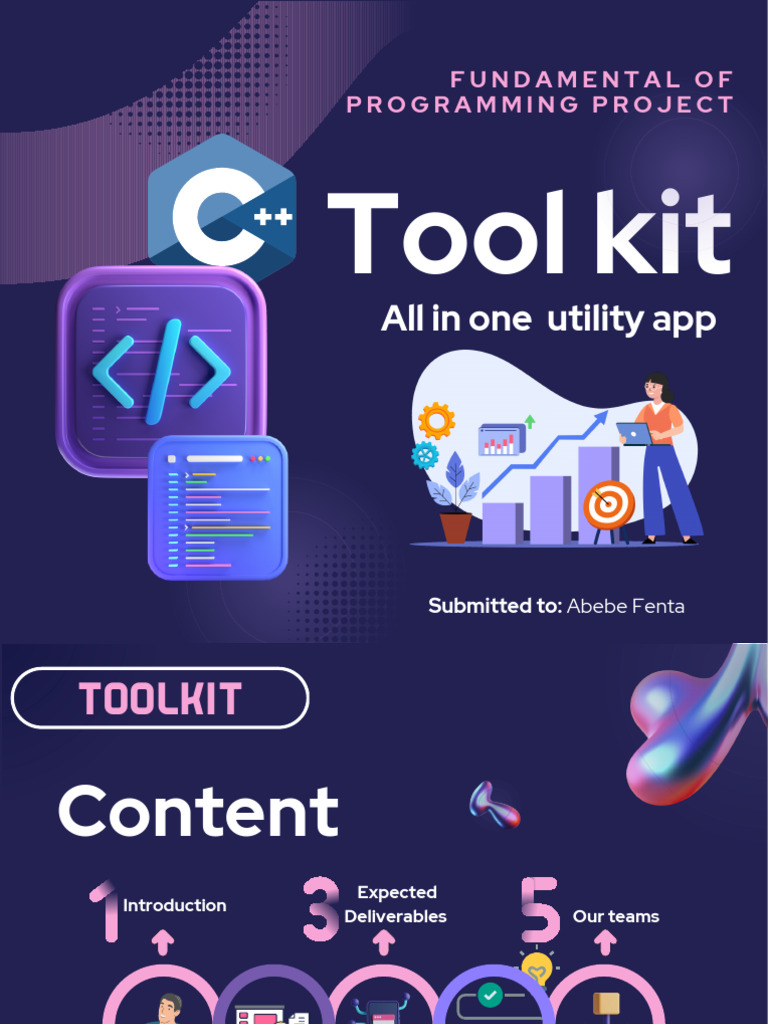 Toolkit Project C++ | Download Free PDF | C++ | Computer Programming