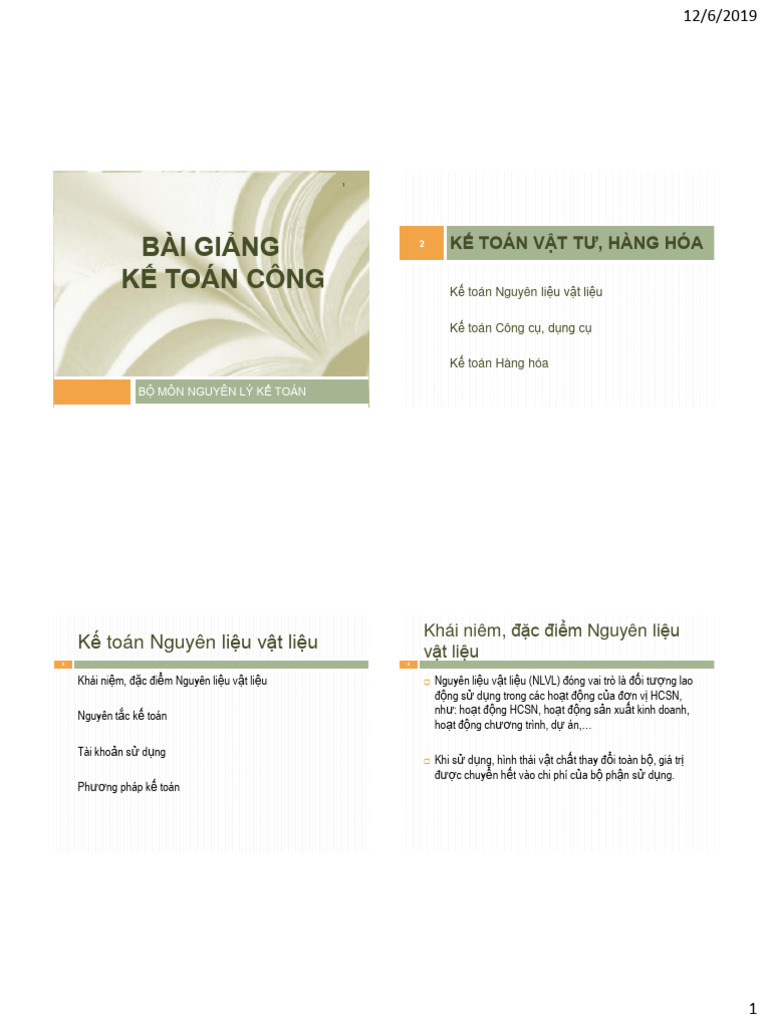 C3 - KT Vật tư,HH, CCDC | PDF