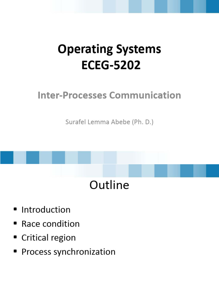 OS 3 InterProcessesCommunication | Download Free PDF | Process (Computing) | Software Engineering