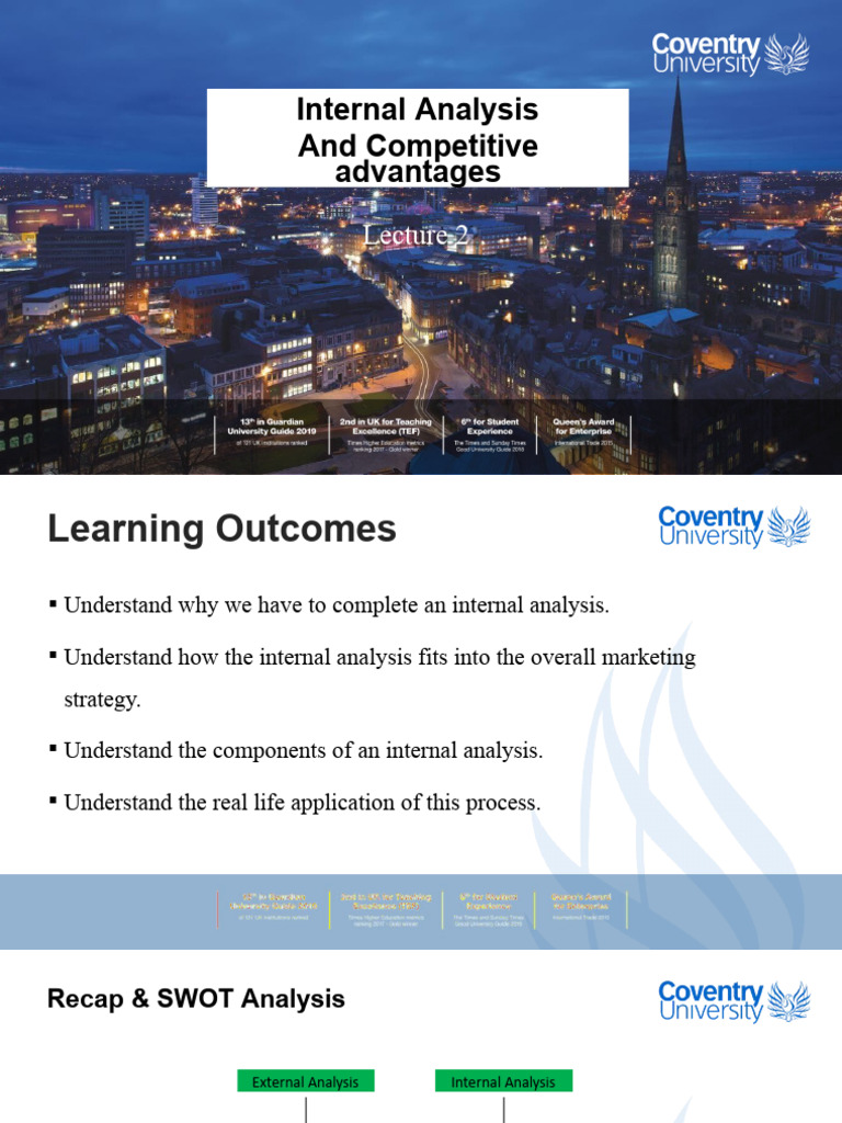Lecture 2 Internal Analysis and Competitive Advantage | PDF | Swot ...