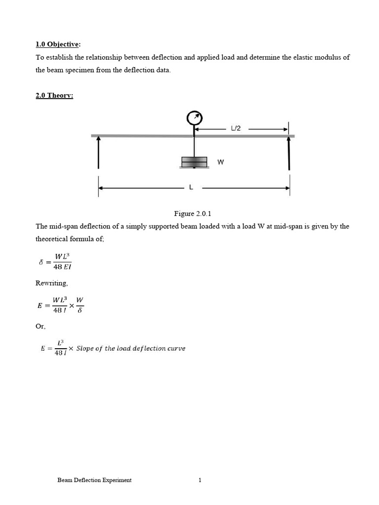 Degree Lab Manual 202401 NMA (Approved) | PDF | Young's Modulus | Beam ...