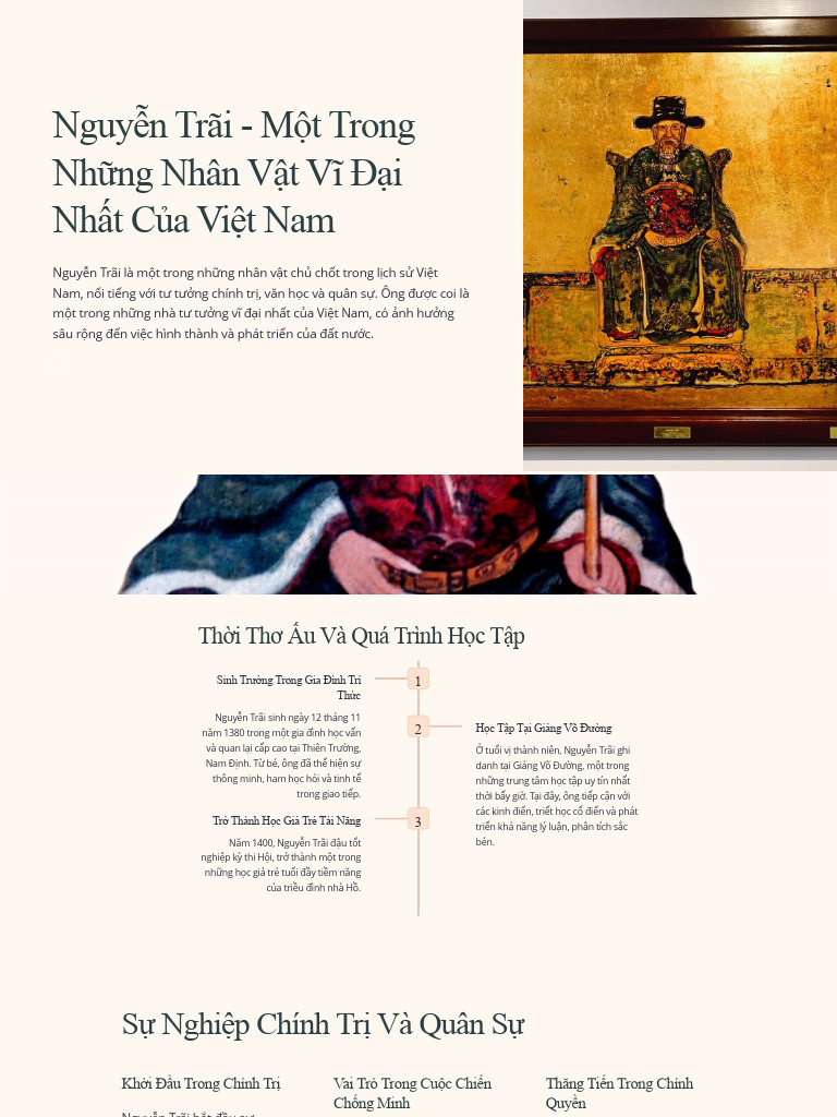 Nguyen Trai Mot Trong Nhung Nhan Vat Vi DJai Nhat Cua Viet Nam | PDF
