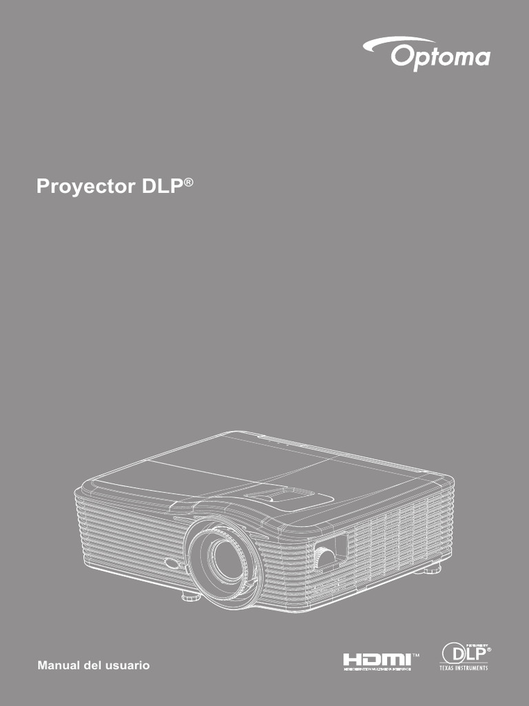 Proyector DLP Manual de Usuario | PDF | Hdmi | Epilepsia