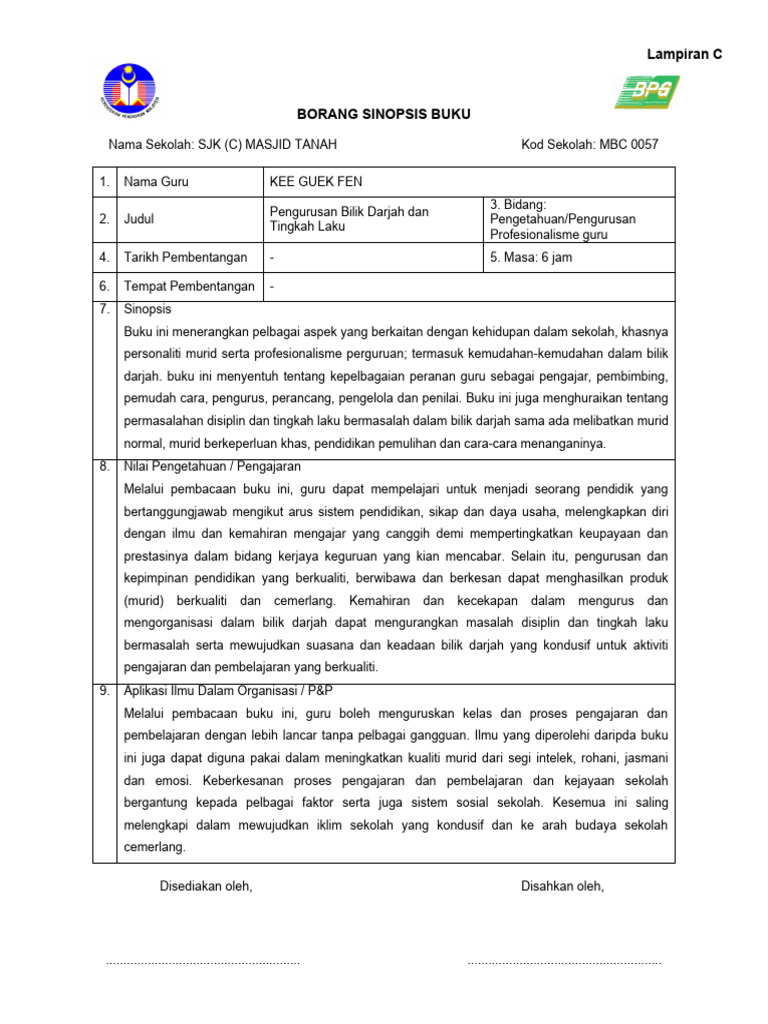 JULAI Pengurusan Bilik Darjah Dan Tingkah Laku | PDF | Kesehatan Holistik