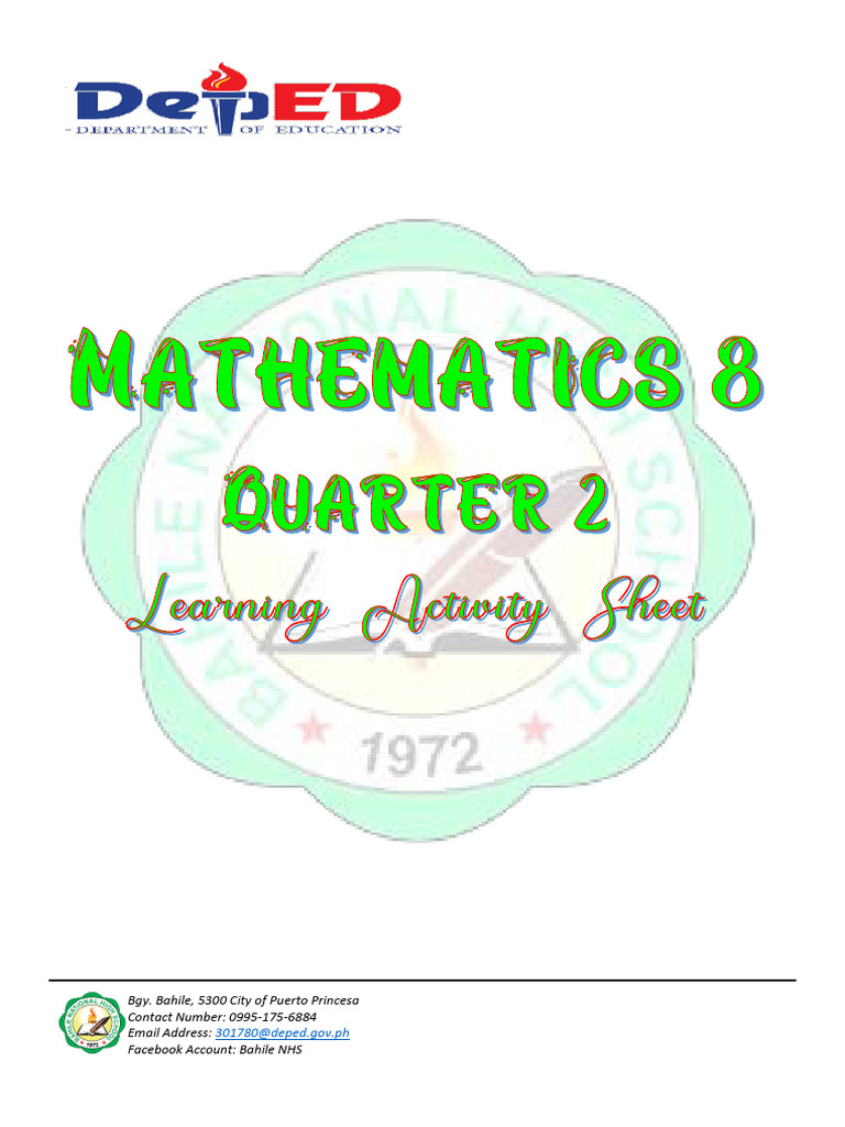 Las Q2 PDF Student | PDF | Equations | Calculus