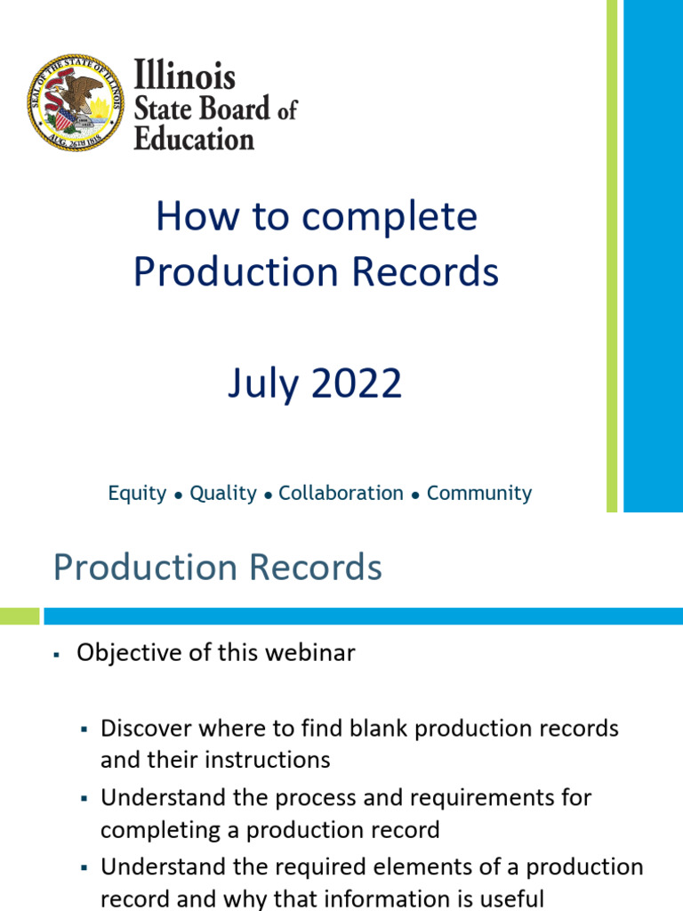 Production-Records | PDF | Menu