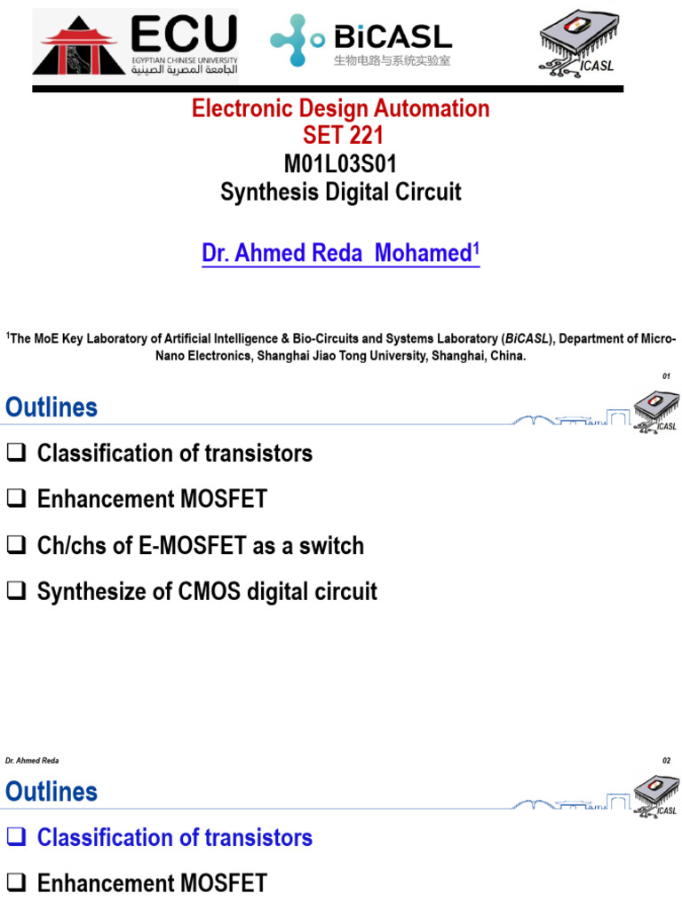 SET221 - Lec - 03 - CMOS VLSI Design | PDF | Mosfet | Field Effect ...