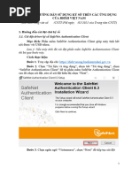 Hướng dẫn cài VGCA Sign Service | PDF