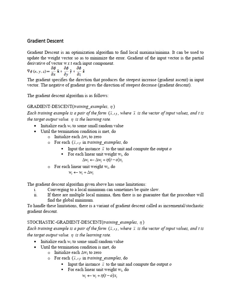 Gradient Descent Based Learners | PDF | Support Vector Machine | Statistical Classification