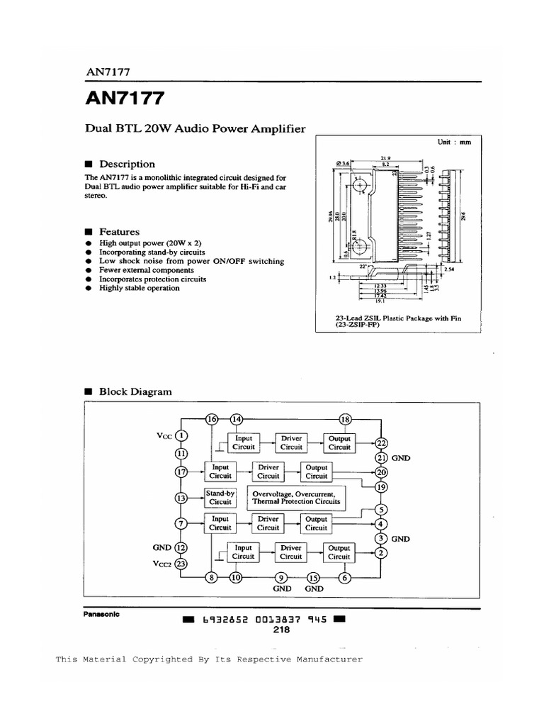 Ande 7177 | PDF | Amplifier | Electronic Engineering