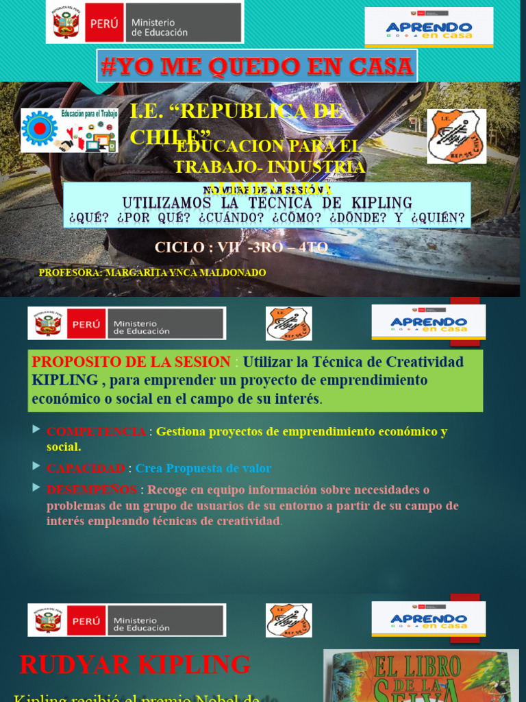 utilizamos tecnica de kipling -ppt | PDF | Rudyard Kipling