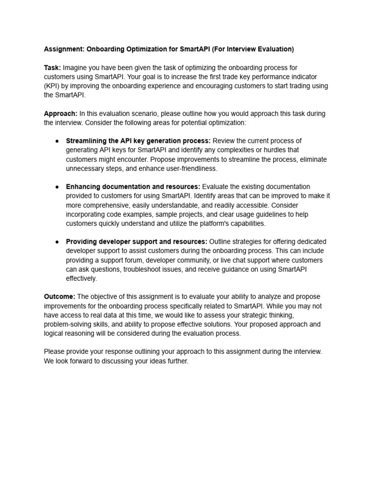Optimize SmartAPI Onboarding Process | PDF
