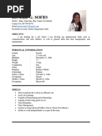 Jollibee Aplication Letter | PDF