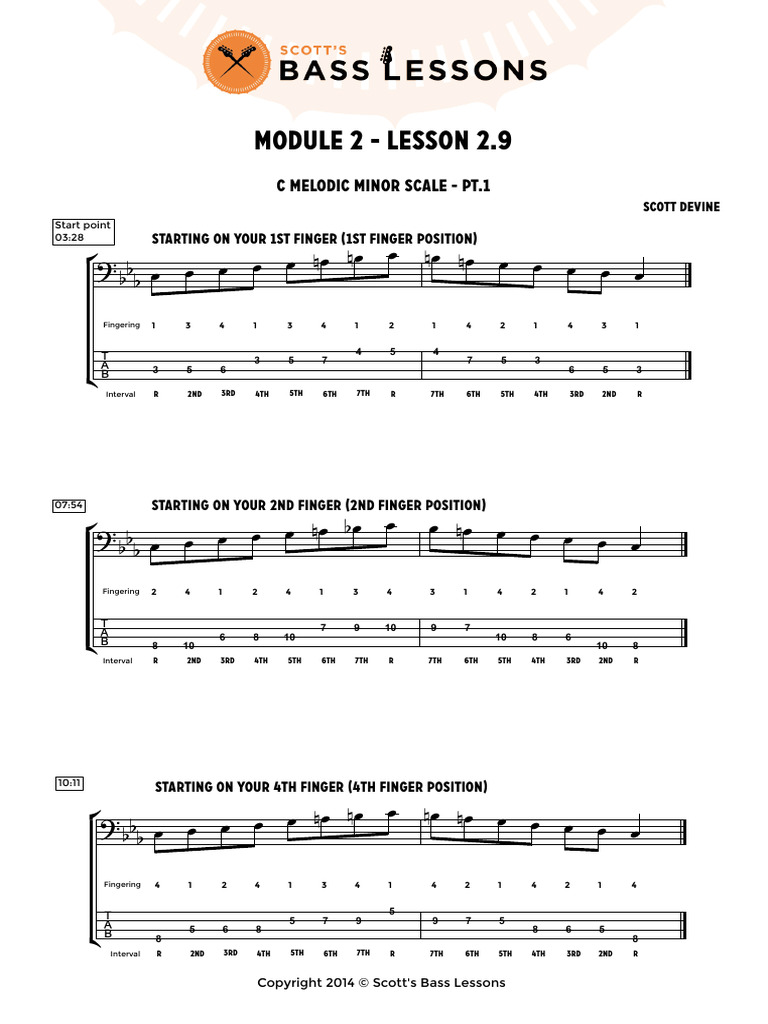2.9 - Melodic - Minor Pt.1 | PDF | Musicology | Music Theory