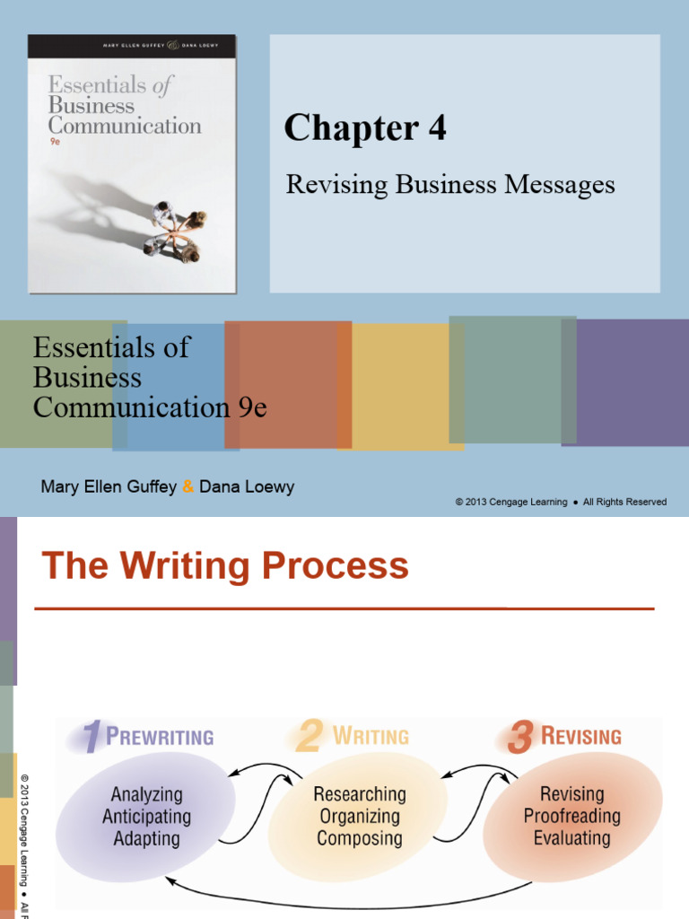 Module - 5 (Iii) Revising Business Messages | PDF | Typefaces | Proofreading