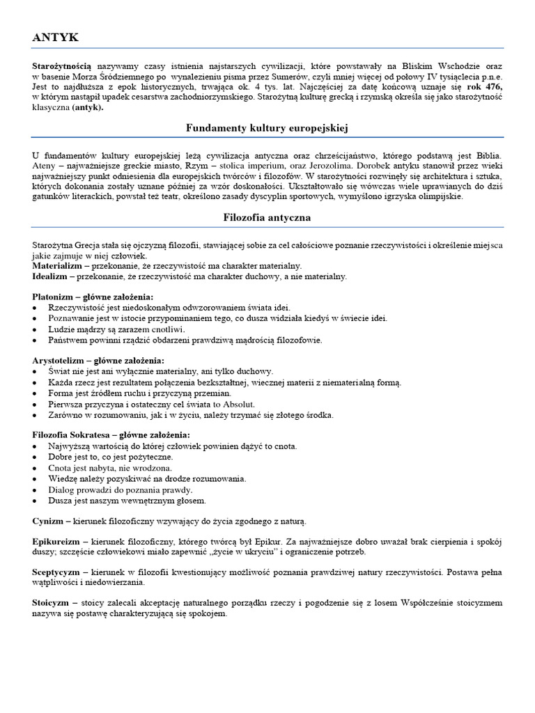 Antyk I Biblia | PDF