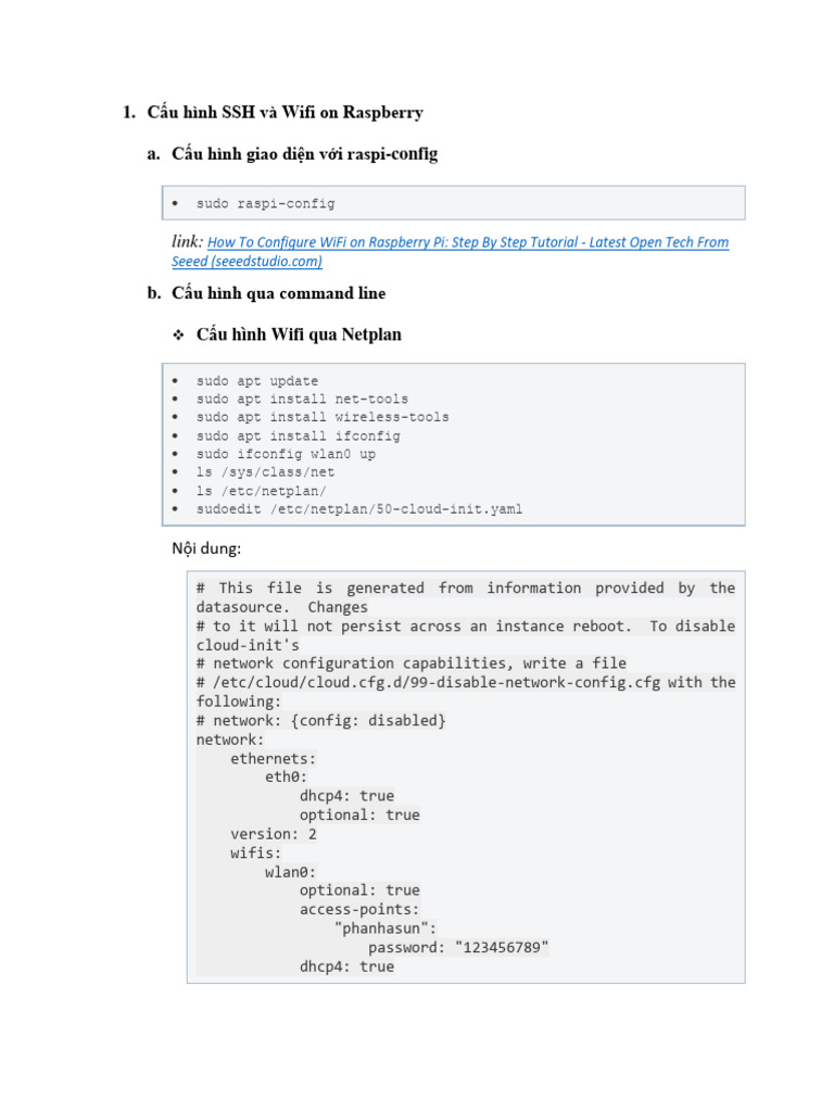 Install Ubuntu and Configure SSH WiFi On Raspberry | PDF