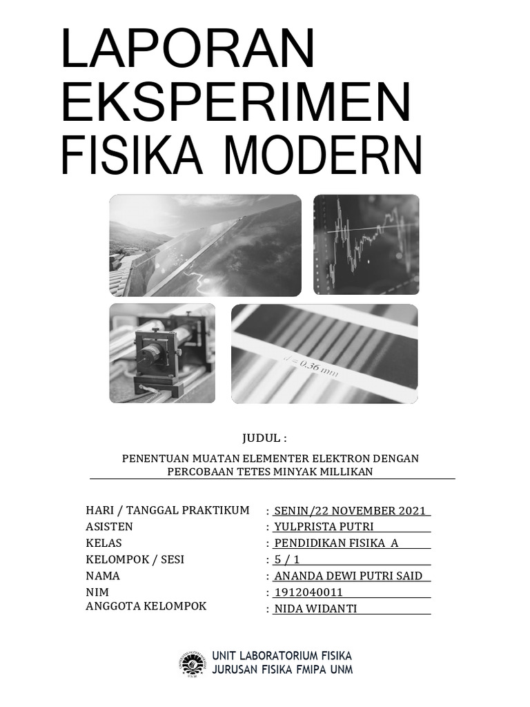 Laporan Unit 4 Eksp. FisMod - Ananda Dewi Putri Said - 1912040011 - Pend. Fisika A | PDF
