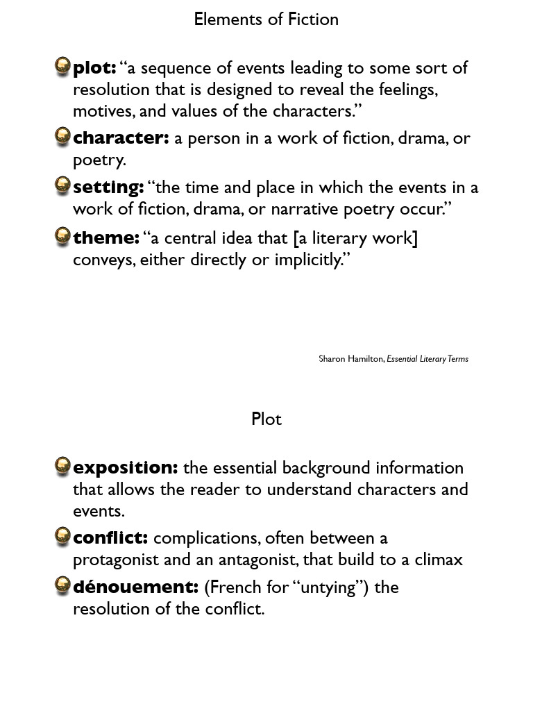 Elements of Fiction | PDF | Narration