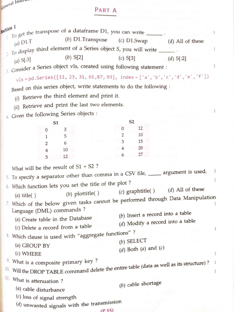 Sample Paper-2 | PDF