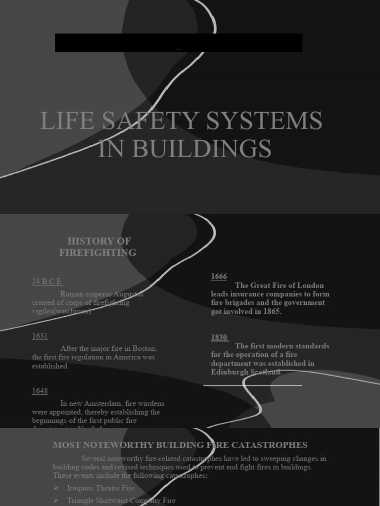 Fire Safety Systems & History | PDF | Fire Sprinkler System | Fires