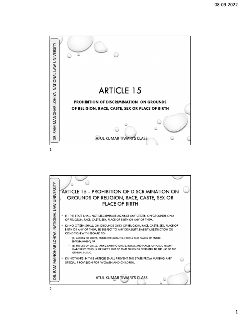Art 15 PPT Handout For Student | PDF