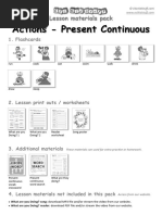 Present Continuous Rules Interactive Worksheet - Live Worksheets | PDF