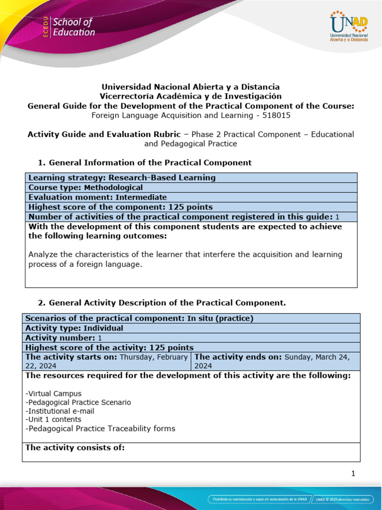 Activity Guide and Evaluation Rubric - Phase 2 - Practical Component ... Activity Guide and Evaluation Rubric - Phase 2 - Practical Component ...