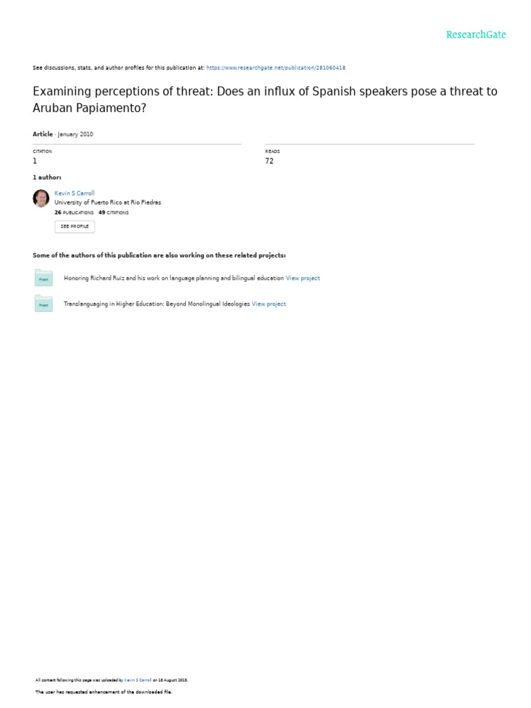 Carroll 2010 | PDF | Language Arts & Discipline