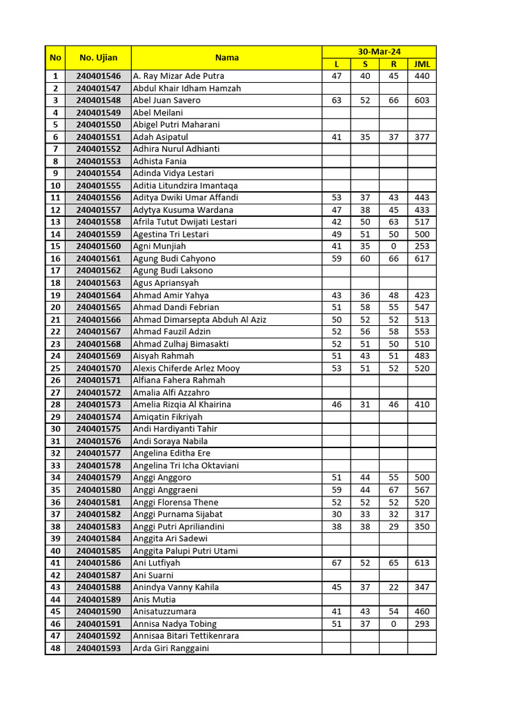 Infinity 30 Maret 2024 | PDF