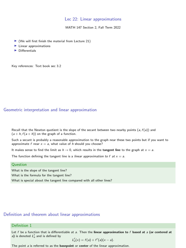 Lecture 22 Download Free Pdf Tangent Trigonometric Functions