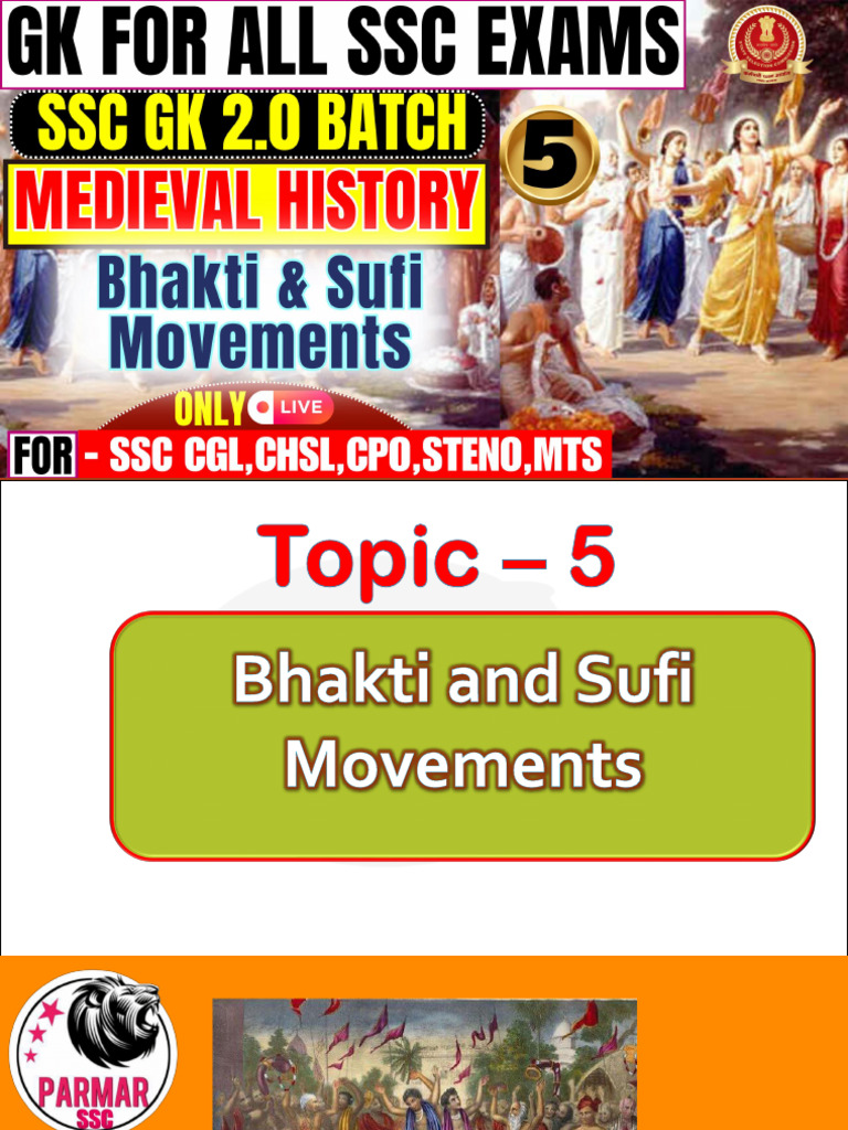 Bhakti and Sufi Movements Overview | PDF | Bhakti Movement | Indian ...