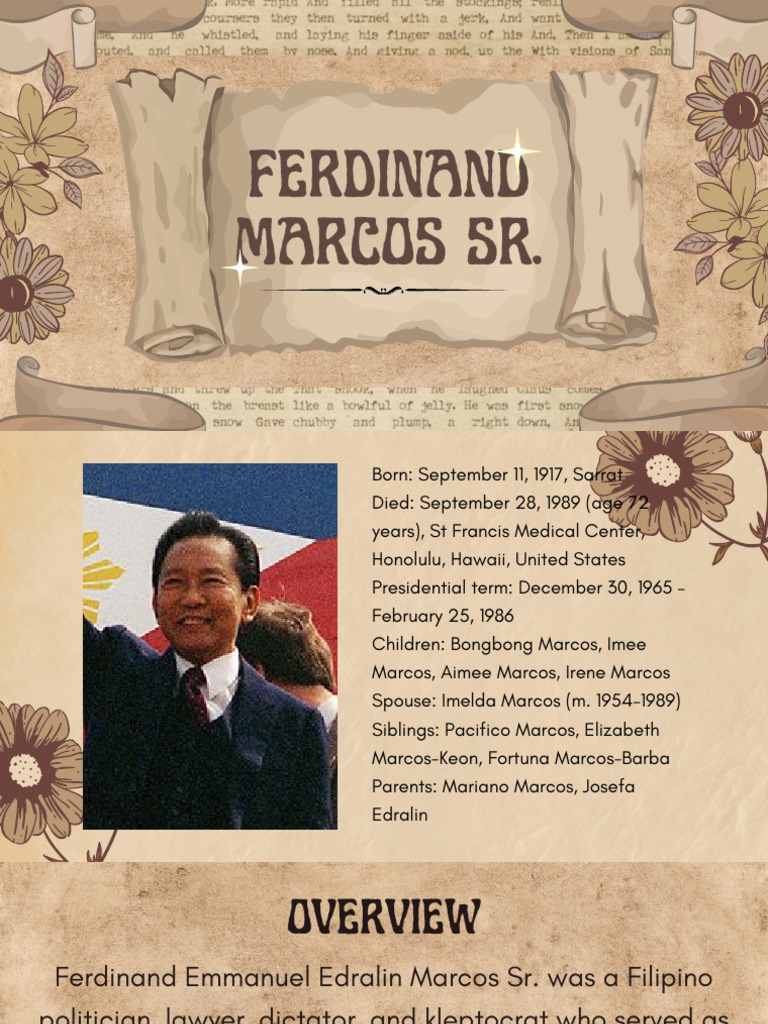 Marcos Sr. | PDF