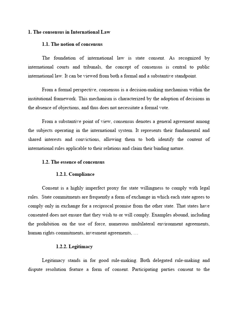 The Importance of Consensus | Download Free PDF | Consensus Decision Making | Negotiation