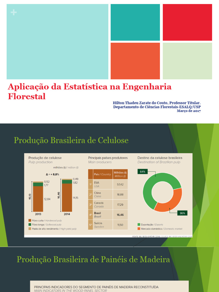 Estatística na Engenharia Florestal | PDF | Estatísticas | Genética