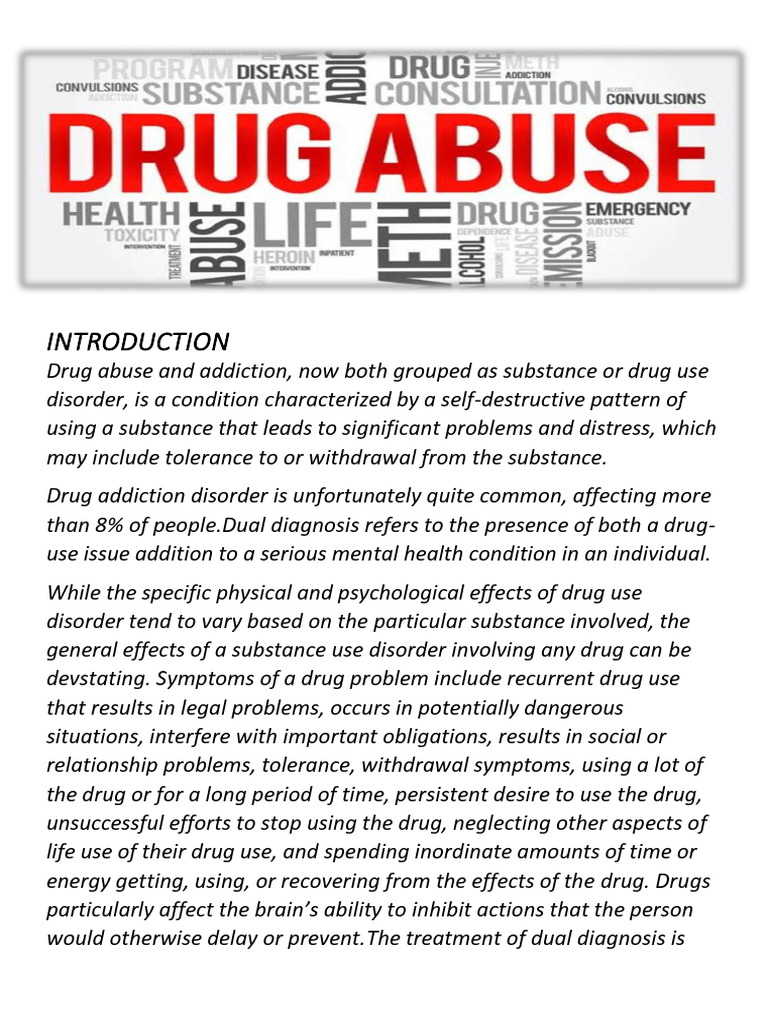 Document | PDF | Substance Abuse | Substance Use Disorder