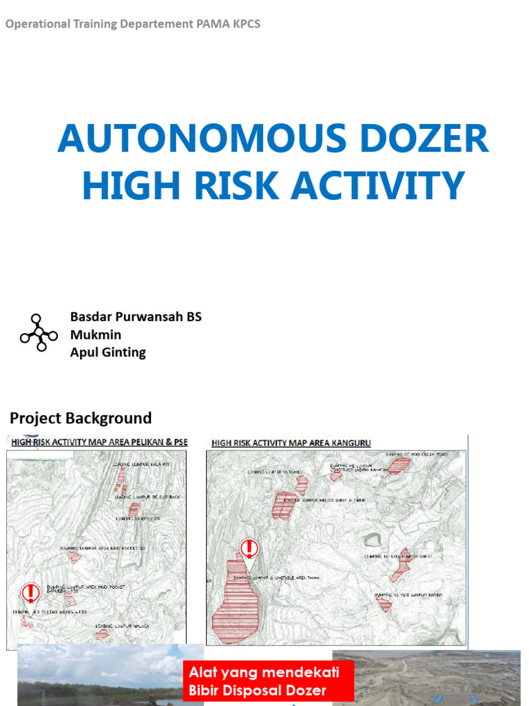 Autonomus Dozer High Risk - Otd 2020 | PDF | Computing | Information Technology