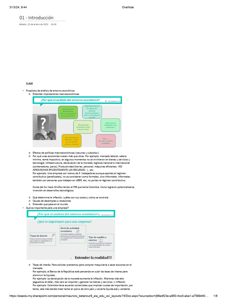 Analisis Entorno Eco 1 | PDF | Producto Interno Bruto | Inflación
