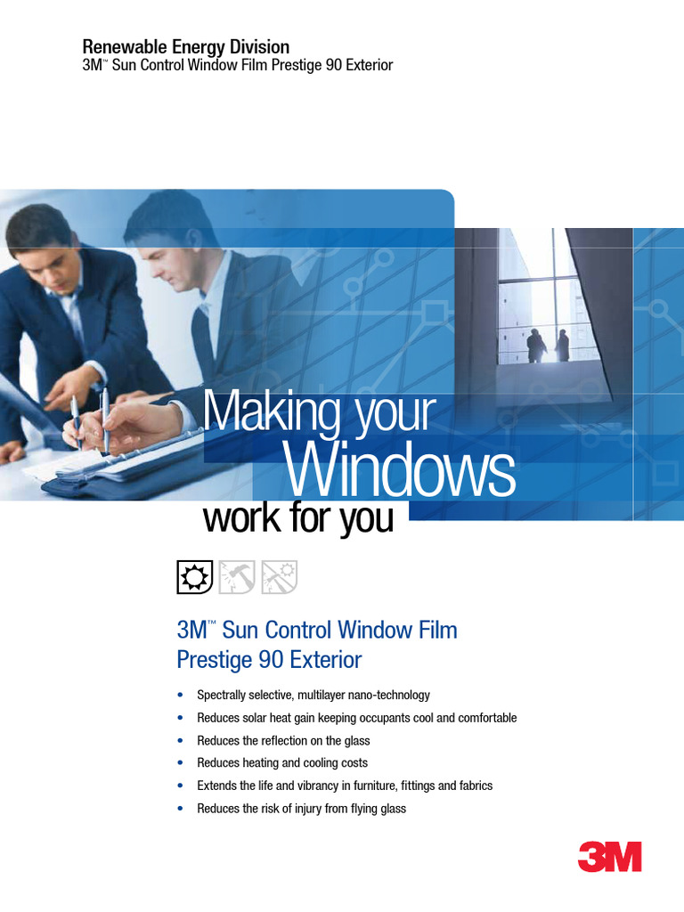 3M Sun Control Window Film Presitge 90 Exterior | PDF | Ultraviolet ...