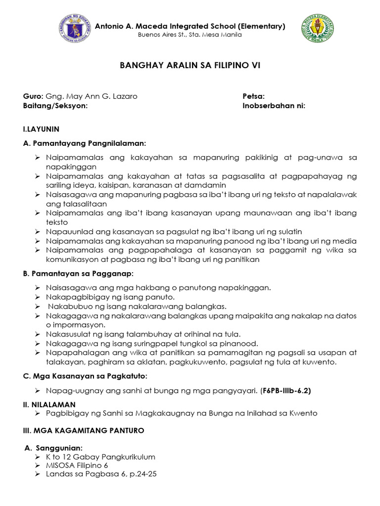 LP - Sanhi at Bunga - LAZAROMAY-ANN | PDF