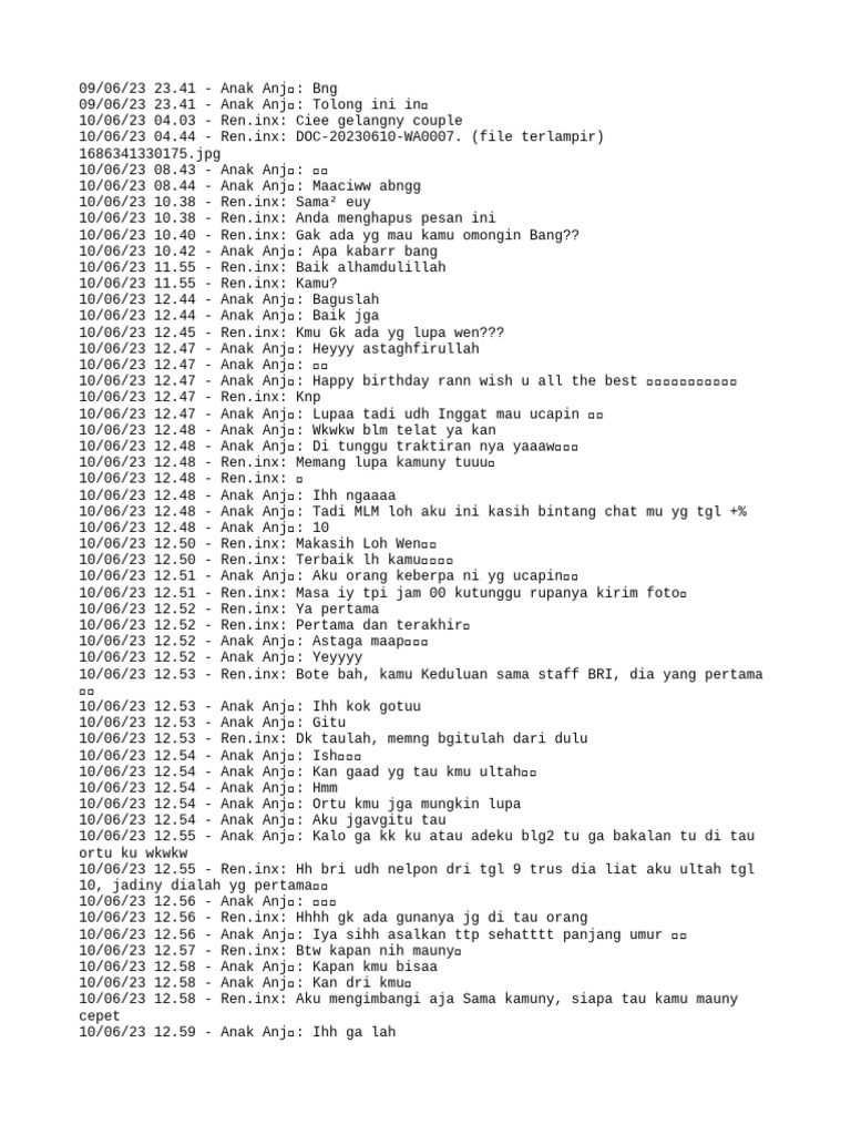 Chat WhatsApp | PDF