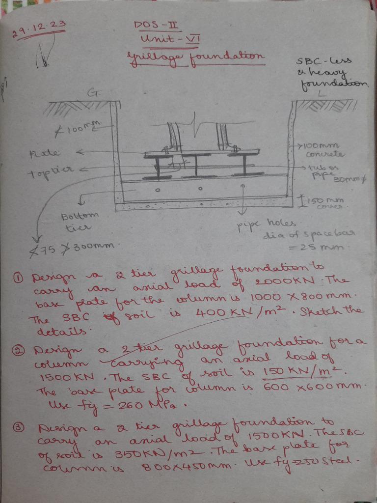 Grillage Foundation Dos 2 | PDF | Science & Mathematics