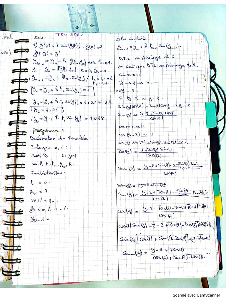 Corr Tds Outils Math | PDF