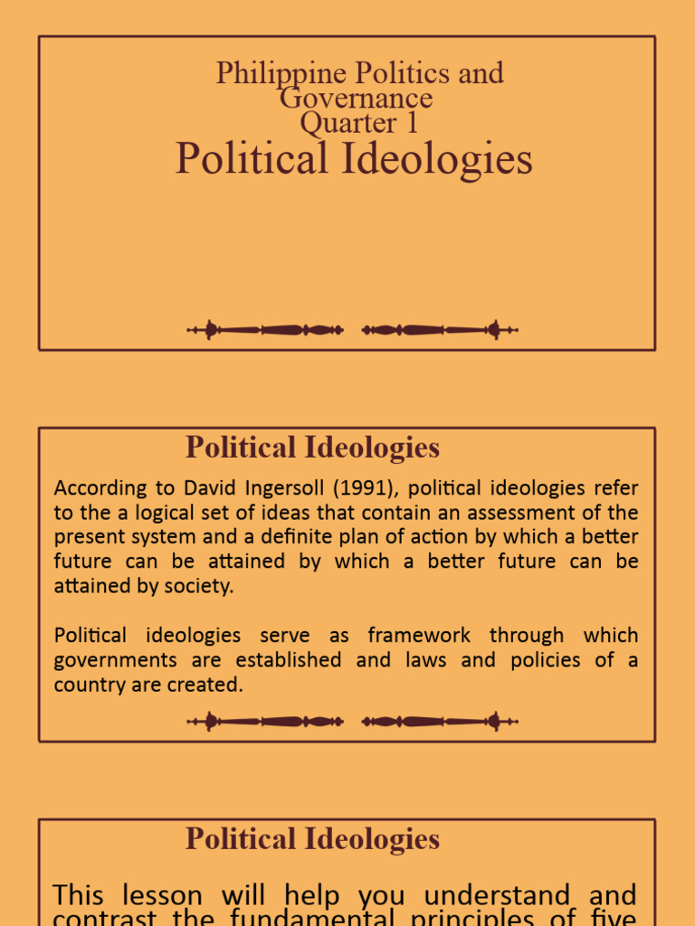 Understanding Political Ideologies in the Philippines | PDF | Political ...