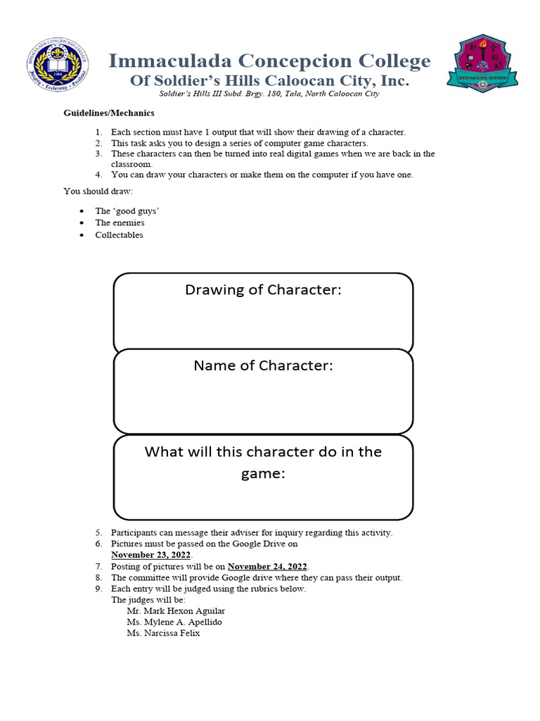 Character Design Pdf