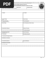 Dog & Cat Import Form | PDF | Rabies | Pet